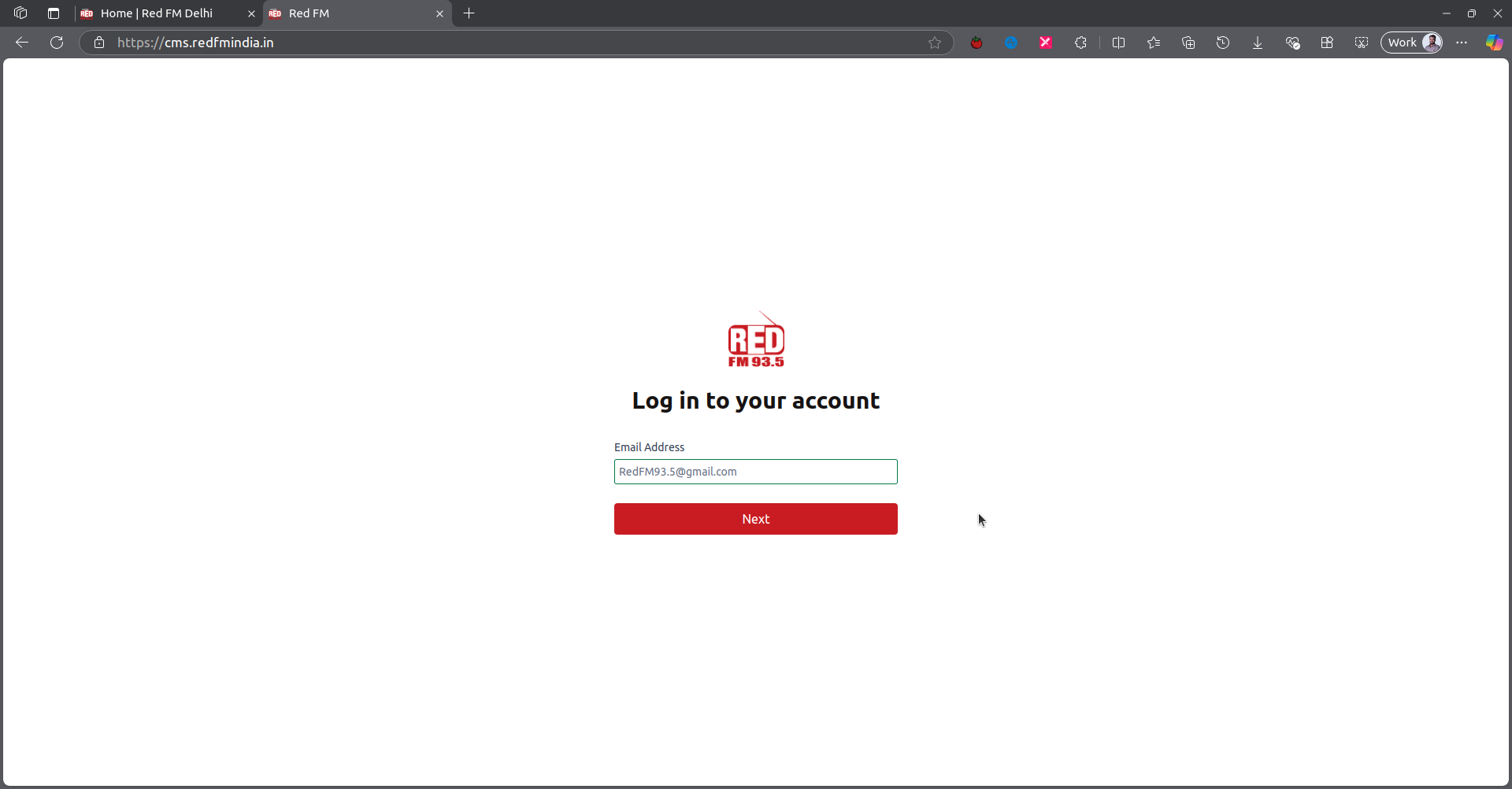 Red FM CMS Manual