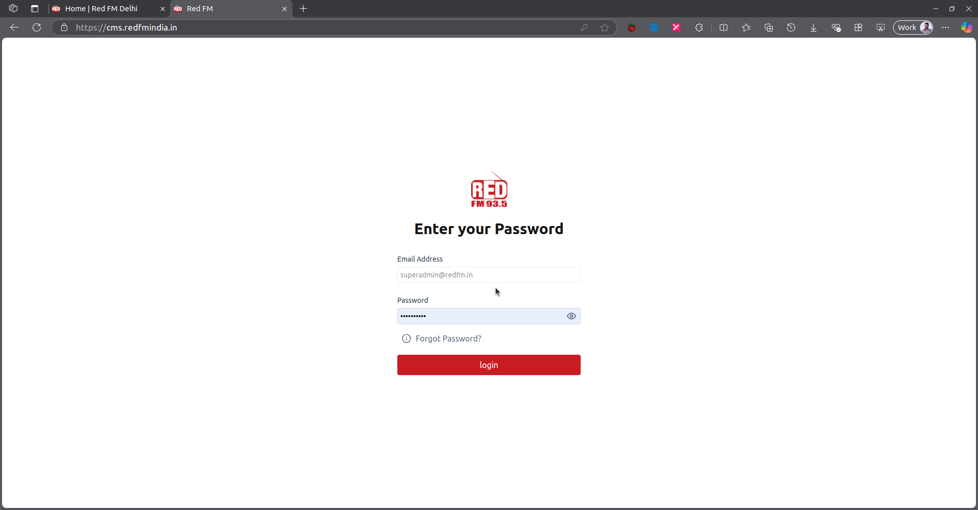 Red FM CMS Manual